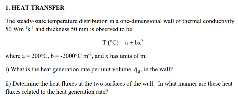 Solved The steady-state temperature distribution in a | Chegg.com