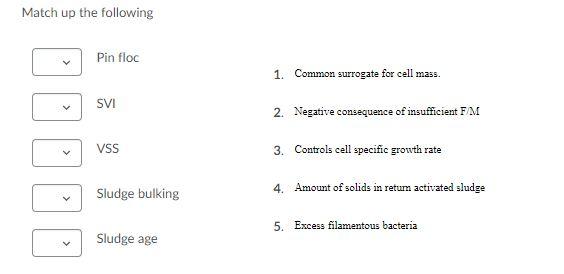 Solved Match up the following Pin floc 1. Common surrogate | Chegg.com