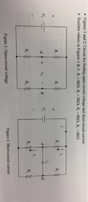 Solved 2. Find the open-circuit voltage v in terms of the | Chegg.com