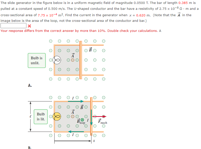 Solved The slide generator in the figure below is in a | Chegg.com
