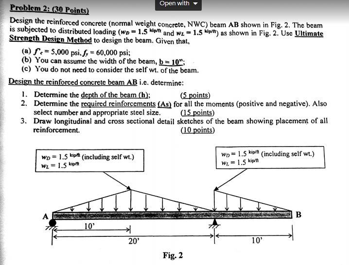 Solved Open with Problem 2: (30 Points) Design the | Chegg.com