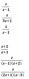 Solved Calculate the inverse z transforms of the following. | Chegg.com