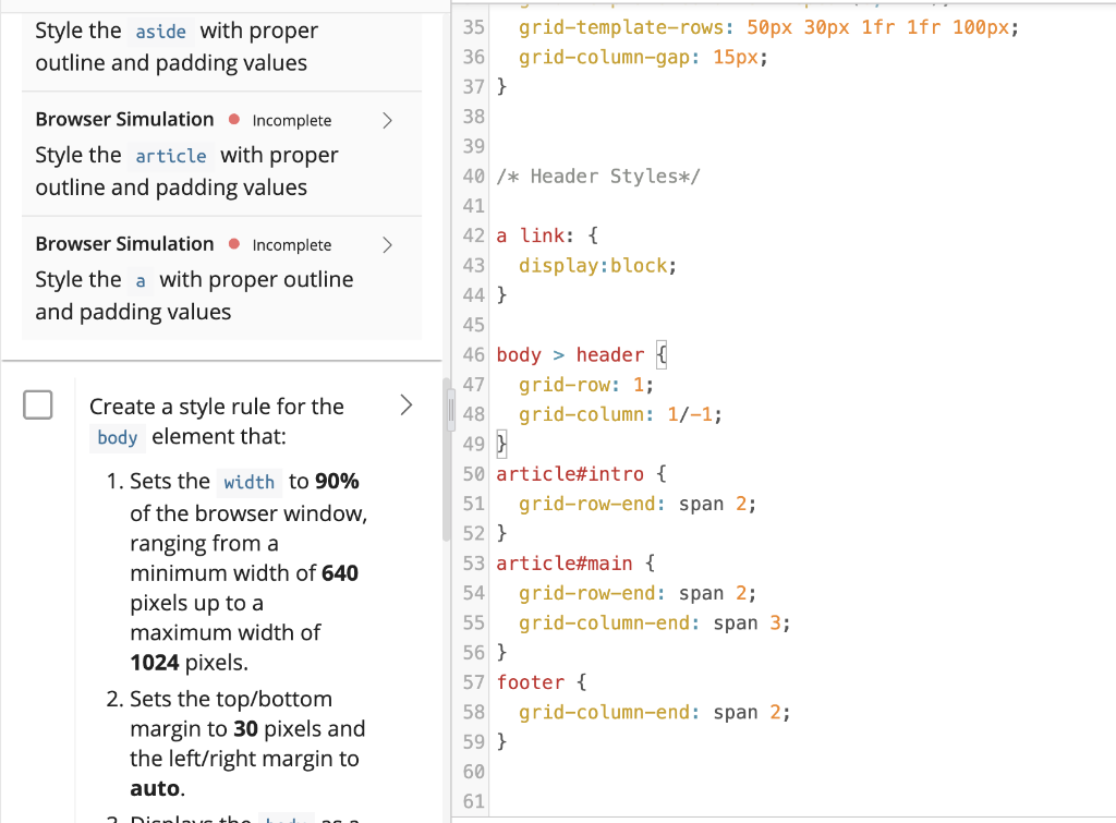 Solved 14 15 0 00 Out Of 10 00 Go To The Code3 2 layout css Chegg