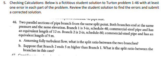 Solved 5. Checking Calculations: Below is a fictitious | Chegg.com