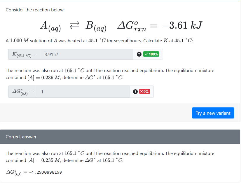Solved Consider the reaction below: | Chegg.com