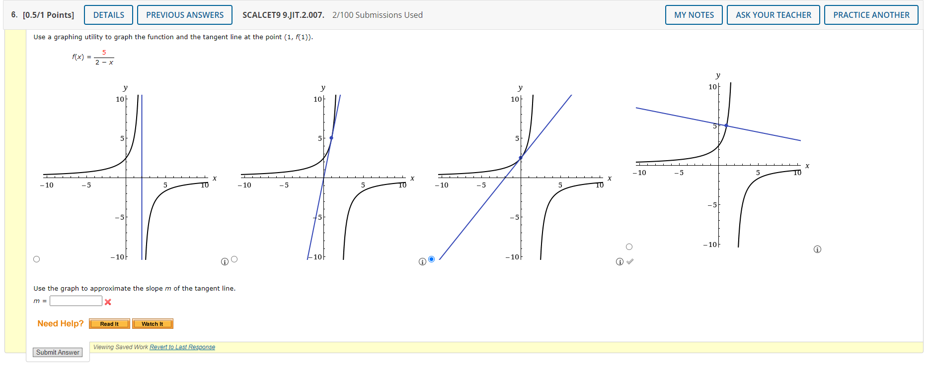 Solved Use a graphing utility to graph the function and the | Chegg.com