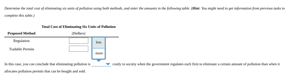 Solved \begin{tabular}{lccc} Firm & Initial Pollution | Chegg.com