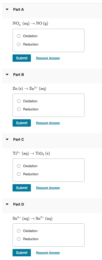 Solved Classify each of the following unbalanced | Chegg.com