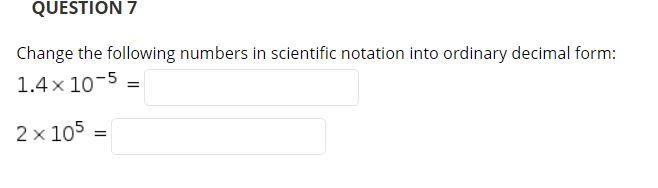 Solved Homework : Change the following numbers in scientific | Chegg.com