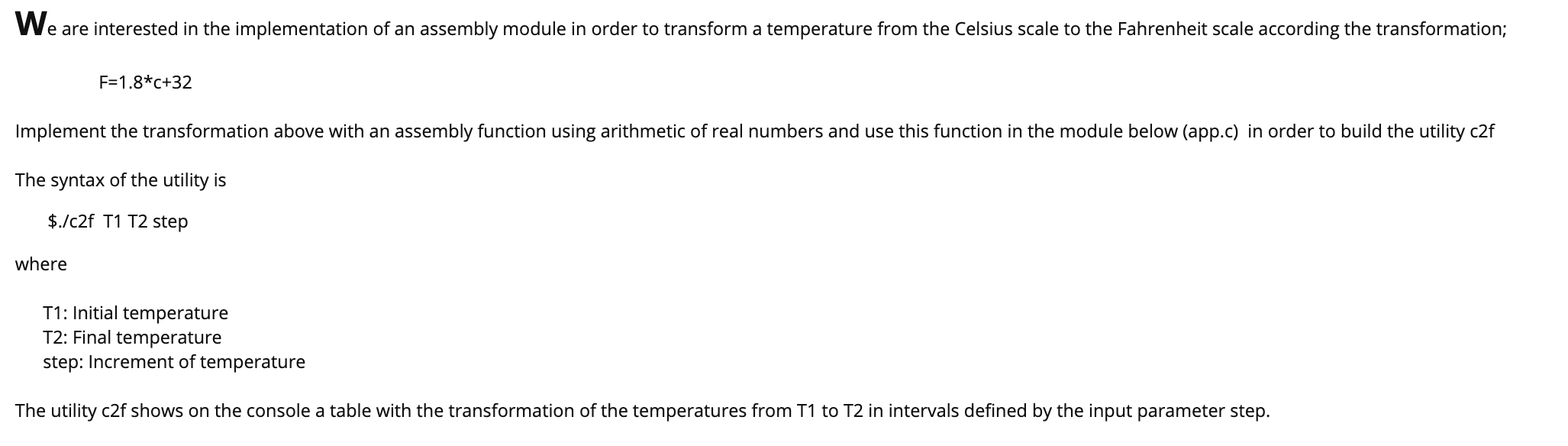e are interested in the implementation of an assembly | Chegg.com