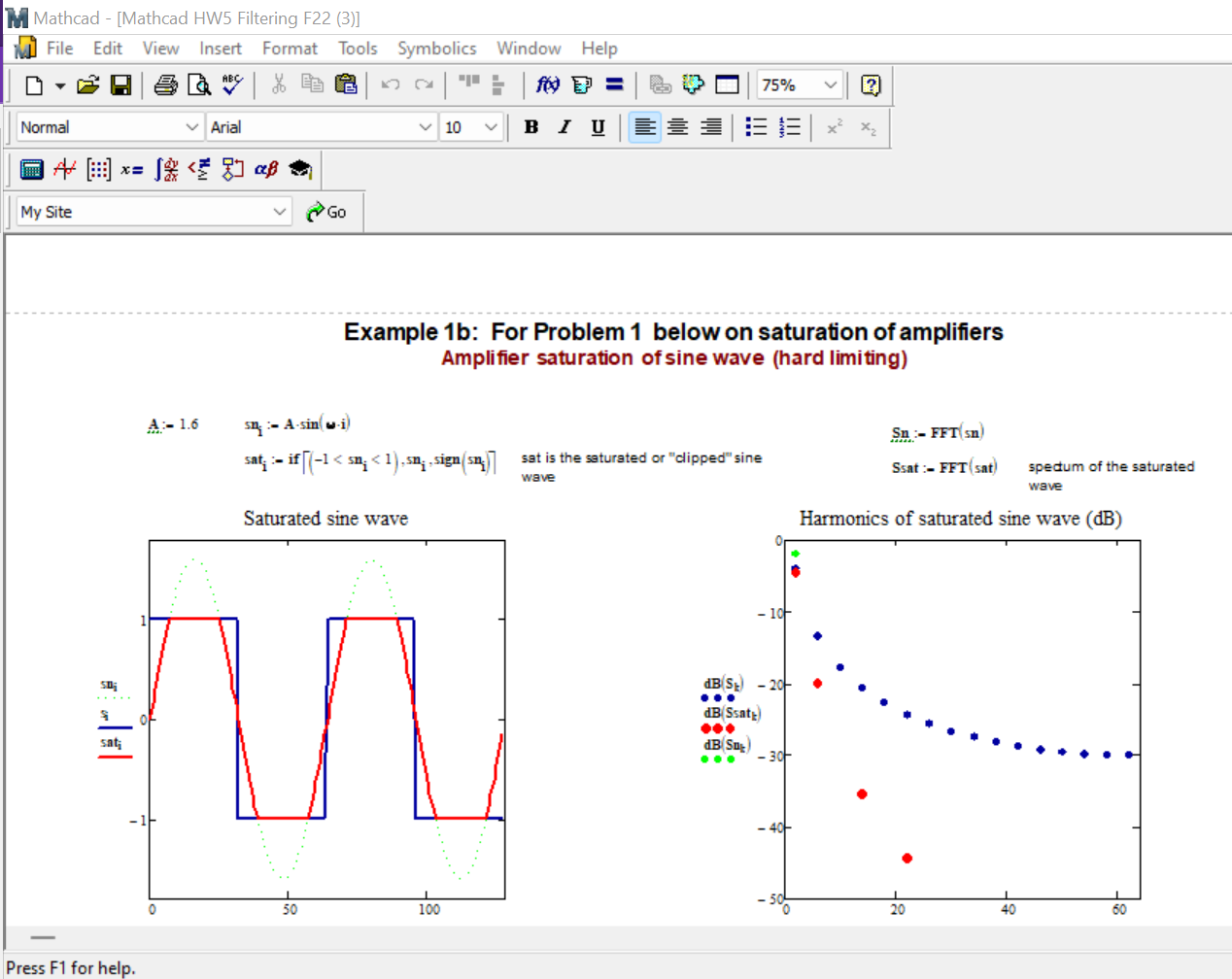 Example 1a: For Problem 1 be low on saturation of | Chegg.com