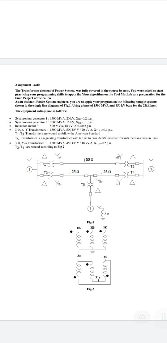 Assignment Task: The Transformer element of Power | Chegg.com