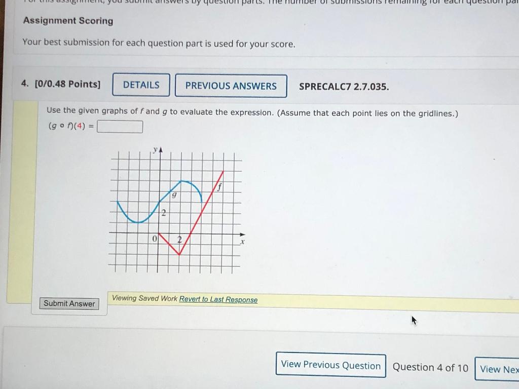 Solved Assignment Scoring Your best submission for each | Chegg.com