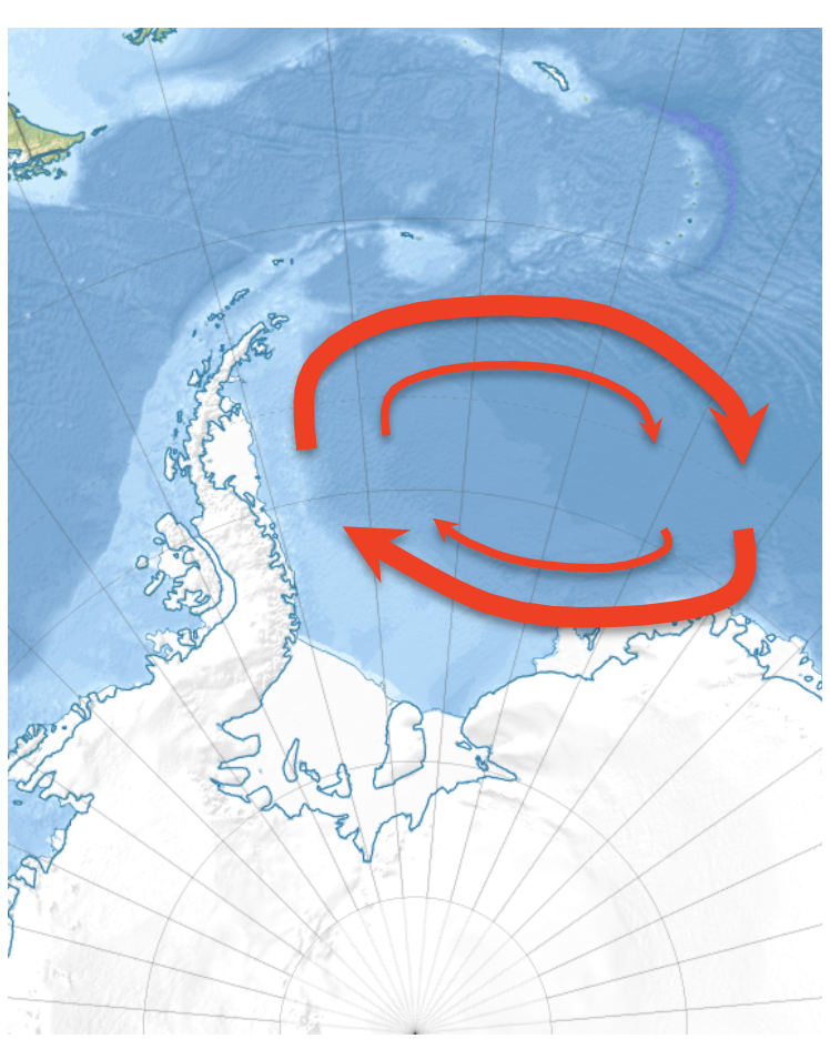 The figure to the shows a map of the Weddell Sea, off | Chegg.com