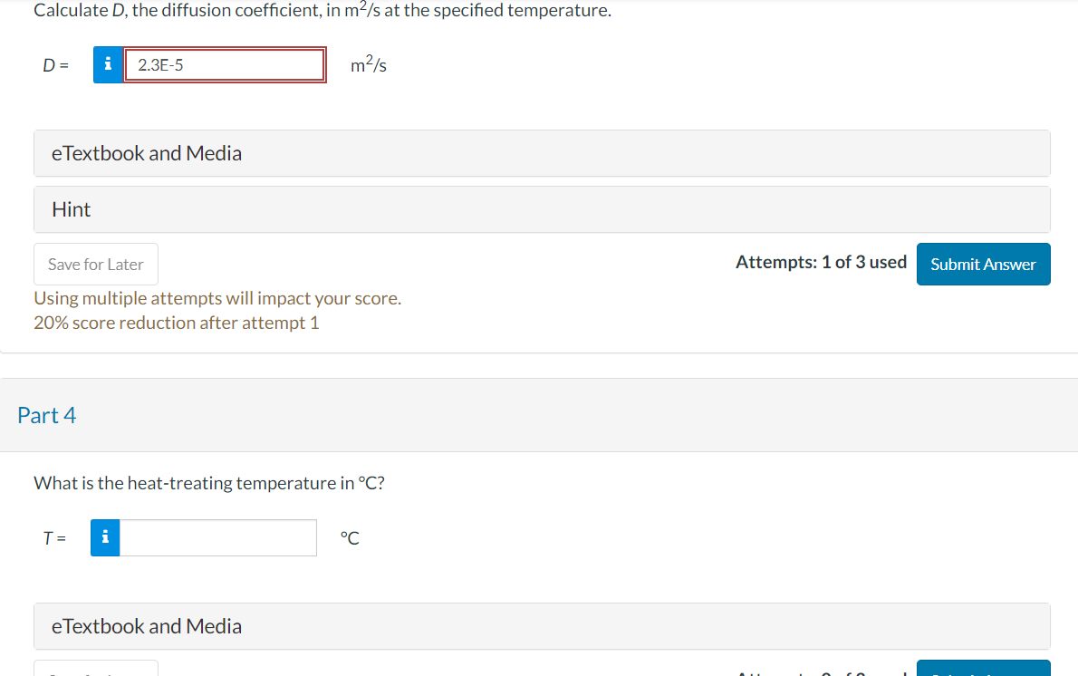 Solved In Part 1 you determined the value of erf (2Dtx), | Chegg.com
