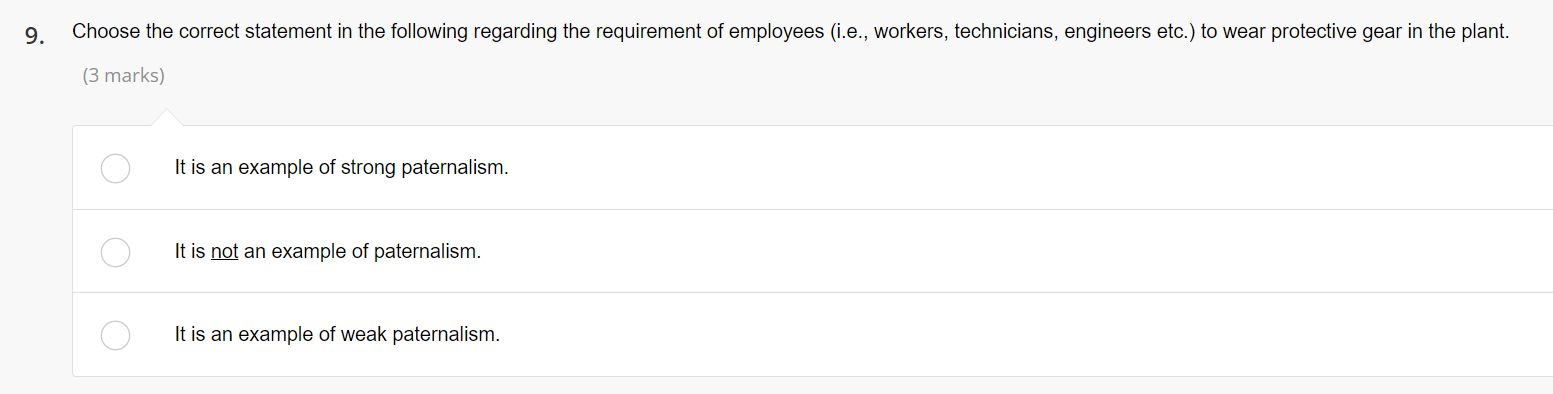 Solved 9. Choose the correct statement in the following | Chegg.com