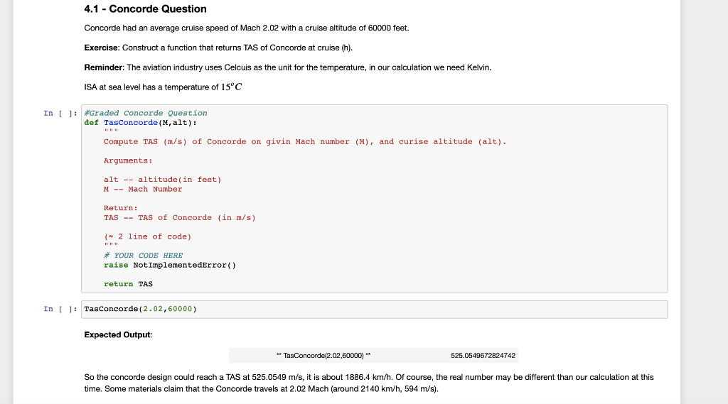 Solved 4.1 - Concorde Question Concorde had an average | Chegg.com