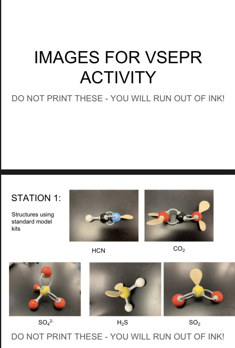 SCH4U VSEPR Assignment See:Images for VSEPR | Chegg.com