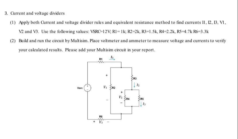 Solved Apply both Current and voltage divider rules and | Chegg.com