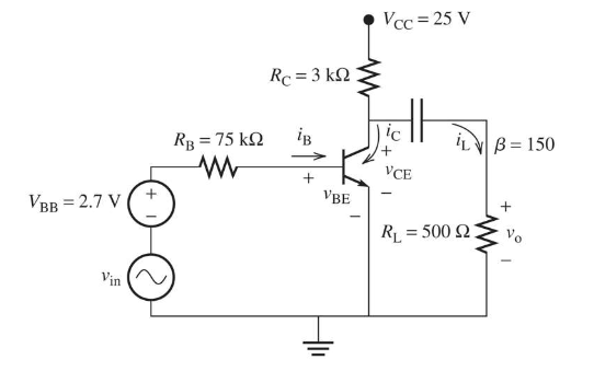 Solved Find Av (voltage gain), Ai (current gain), Ri (input | Chegg.com
