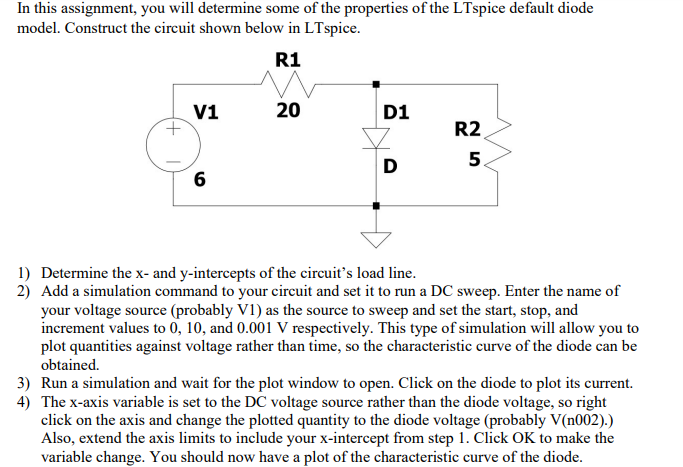 I need help simulating this circuit in LTSpice. steps | Chegg.com