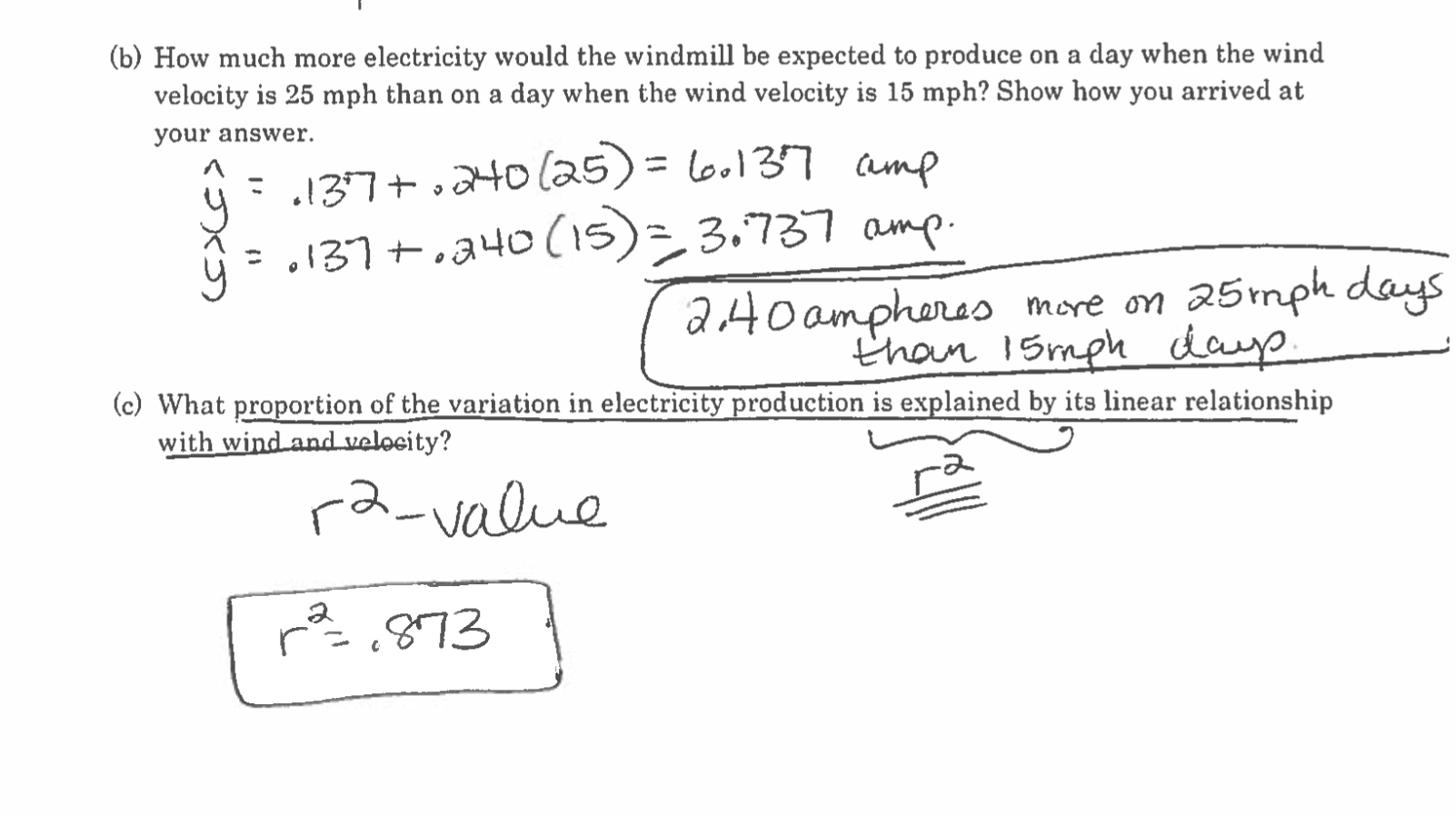 Solved Is there a way to calculate r^2 given the formula on | Chegg.com