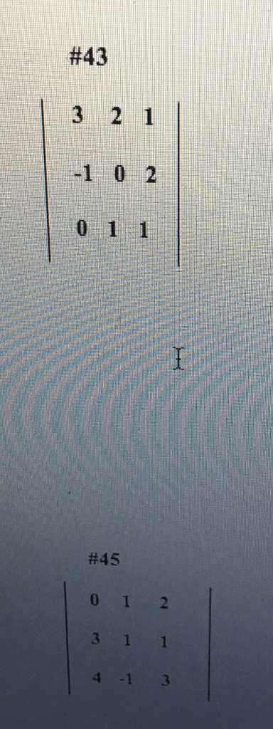 Solved (a) evaluate each determinant, and (b) use the | Chegg.com