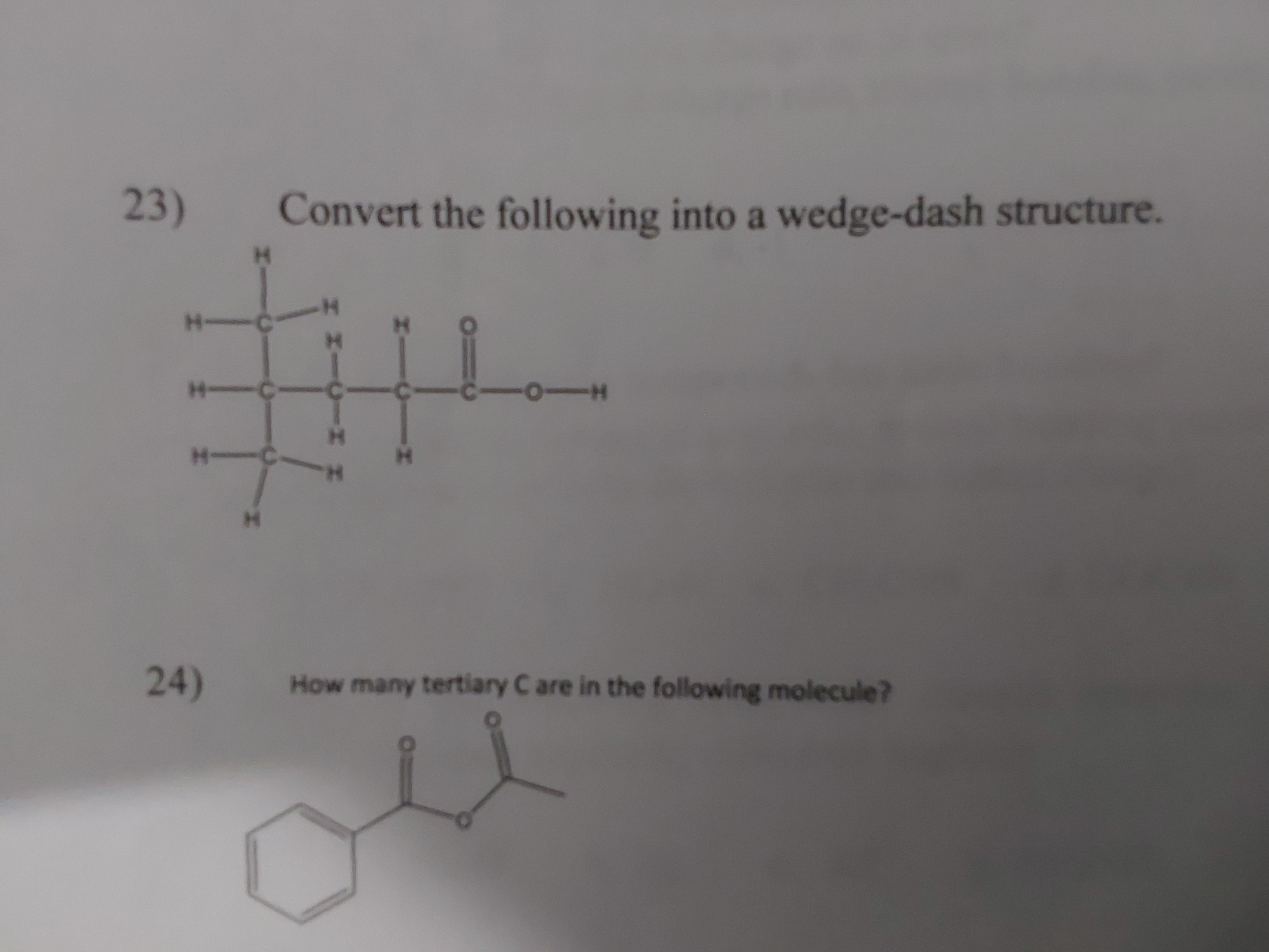 Solved 23) Convert the following into a wedge-dash | Chegg.com