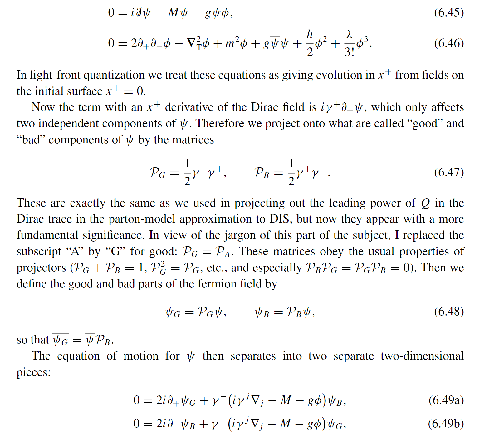 Solved We now arrange to form the quantum mechanics of our | Chegg.com