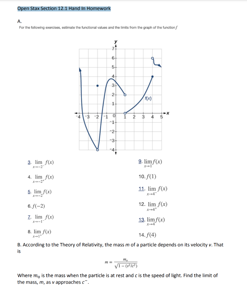 Solved A. For the following exercises, estimate the | Chegg.com