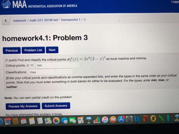 Solved webwork/ math-221-2018f-twf/ homework4.1/2 | Chegg.com