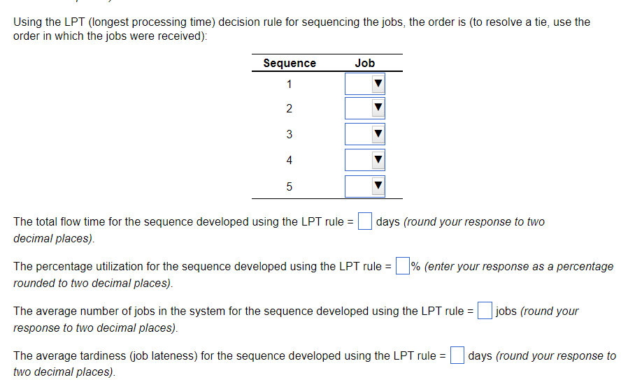 Solved Using the FCFS (first come, first served) decision | Chegg.com