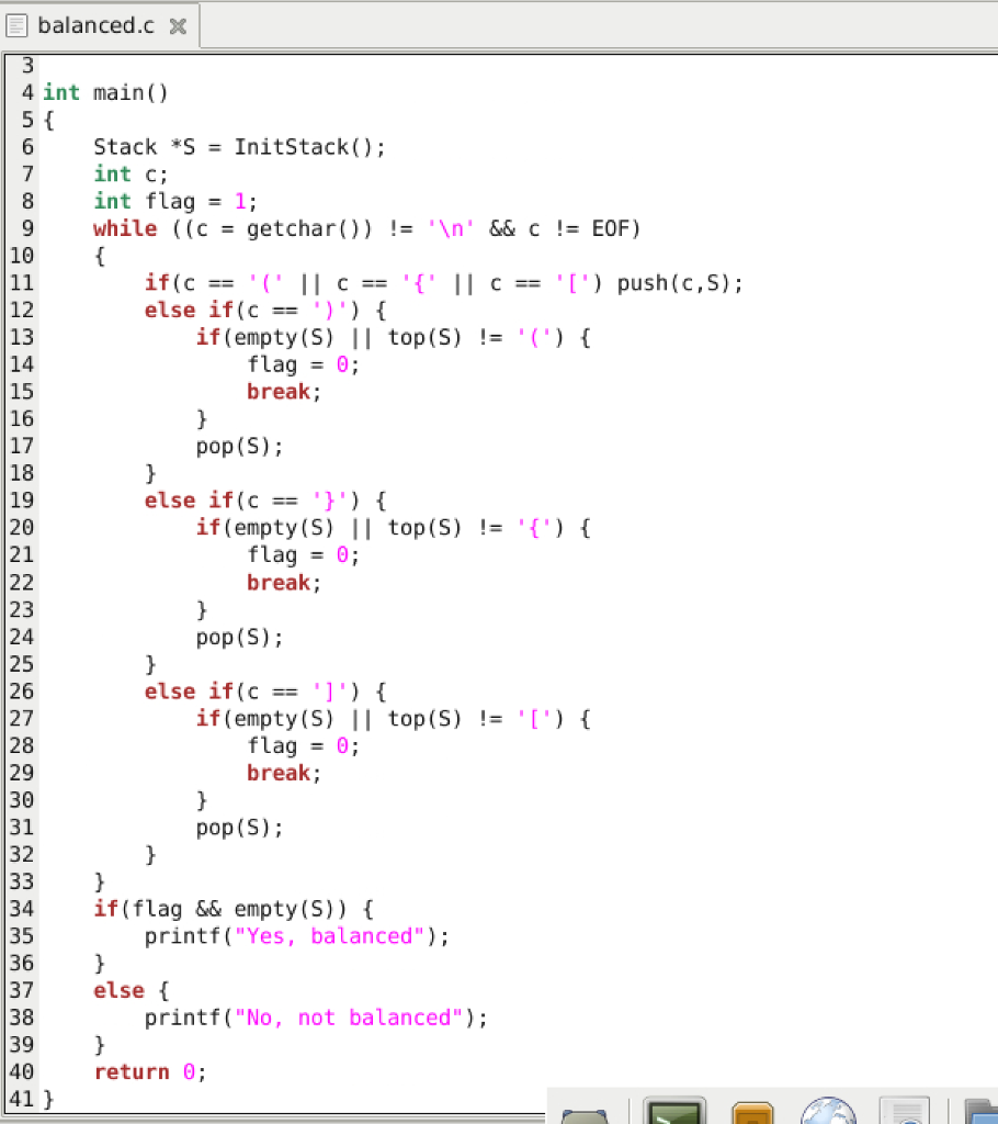 Solved Exercise 1: Balancing Brackets In this exercise you | Chegg.com