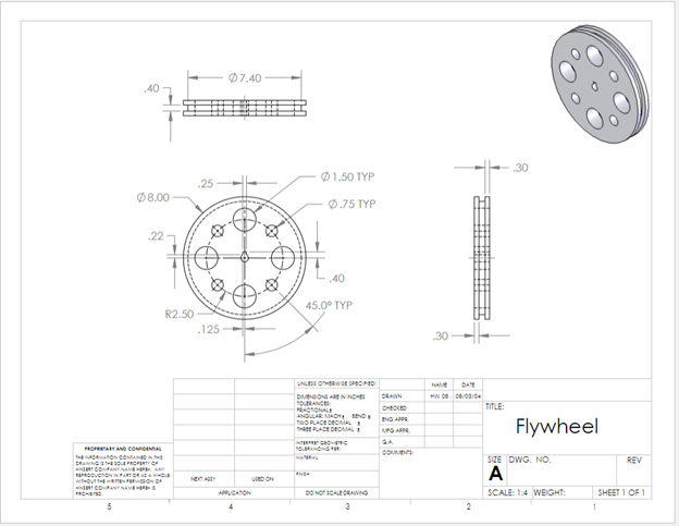 Solved Please build Part in SolidWorks, Also please include | Chegg.com