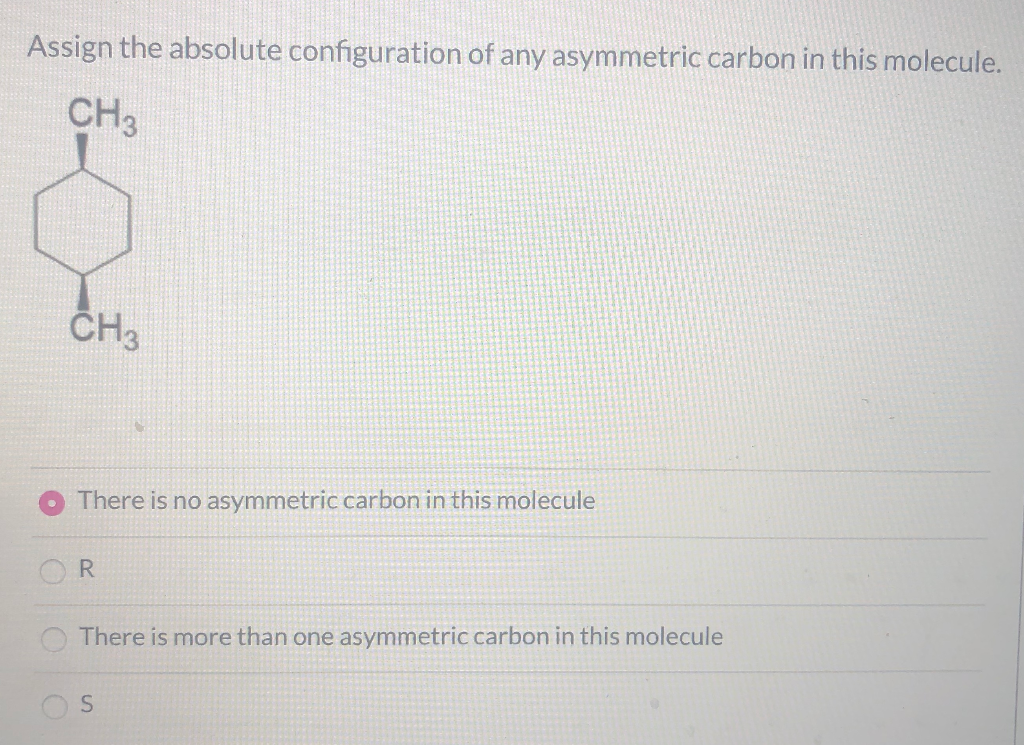 Solved Assign the absolute configuration of any asymmetric | Chegg.com