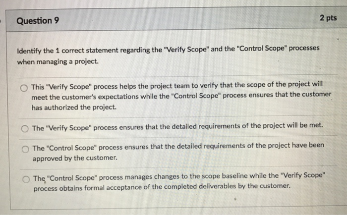 Solved Identify the 1 correct statement regarding the | Chegg.com