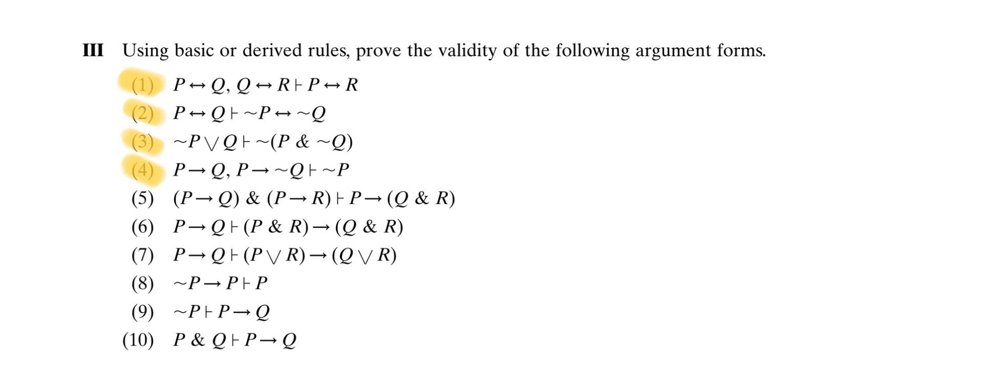 Table 4-3 The Ten Basic Rules Table 4-4 Important | Chegg.com
