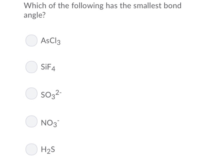 Solved The CI-C-Cl bond angle in the CCl2O molecule (C is | Chegg.com