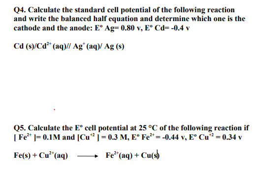 Solved Q3. In this Galvanic cell V Zn Salt Bridge KNO3 H2(g) | Chegg.com