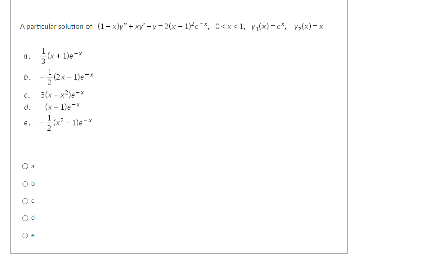 Find all complementary functions of the equation | Chegg.com