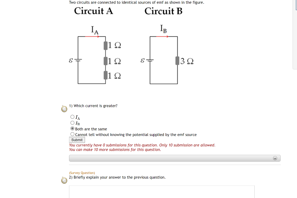 Solved Two circuits are connected to identical sources of | Chegg.com