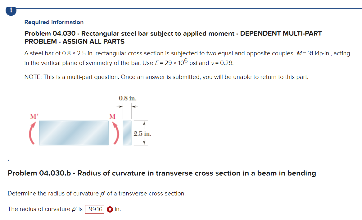 Solved Required information Problem 04.030 - Rectangular | Chegg.com