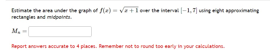 Estimate the area under the graph of f(x)=x+1 over | Chegg.com