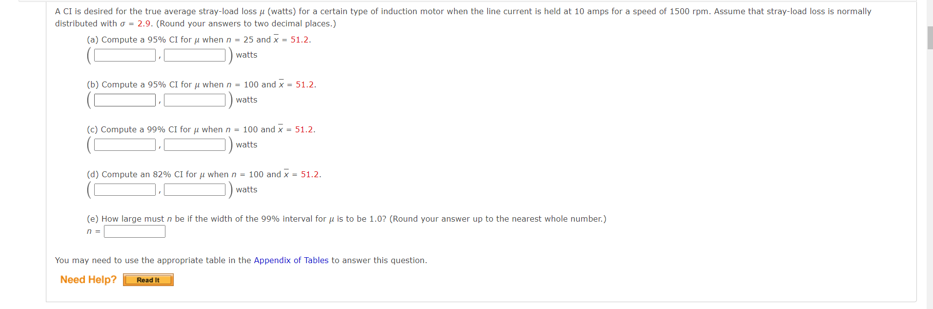 Solved distributed with σ=2.9. (Round your answers to two | Chegg.com