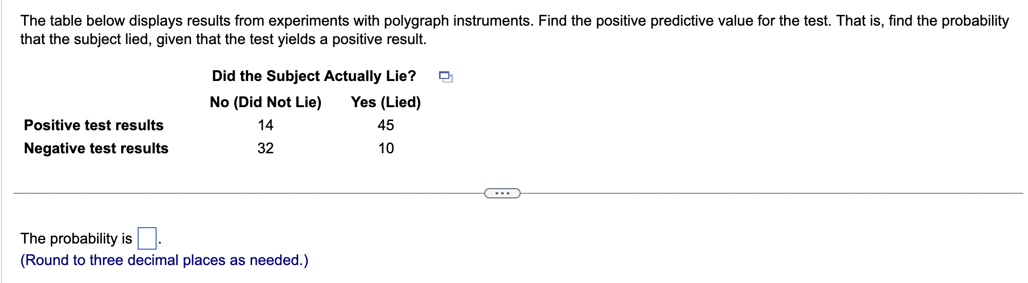Solved The table below displays results from experiments | Chegg.com