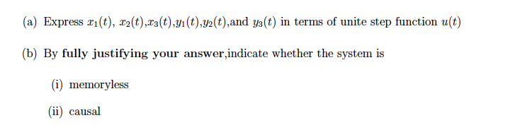 Solved A system S is defined by input-output relationship. | Chegg.com