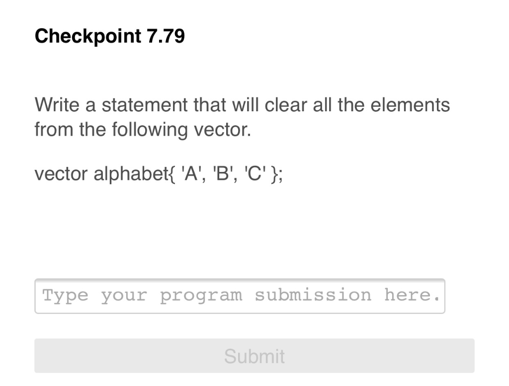 Solved Worth 1 point Checkpoint 7.4 Write the definition for | Chegg.com