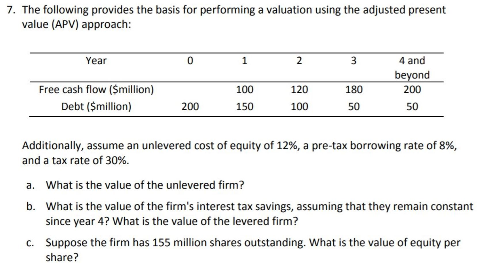 Solved 7. The following provides the basis for performing a | Chegg.com