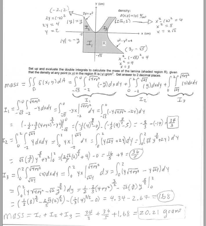 Solved Set up and evaluate the double integrals to calculate | Chegg.com