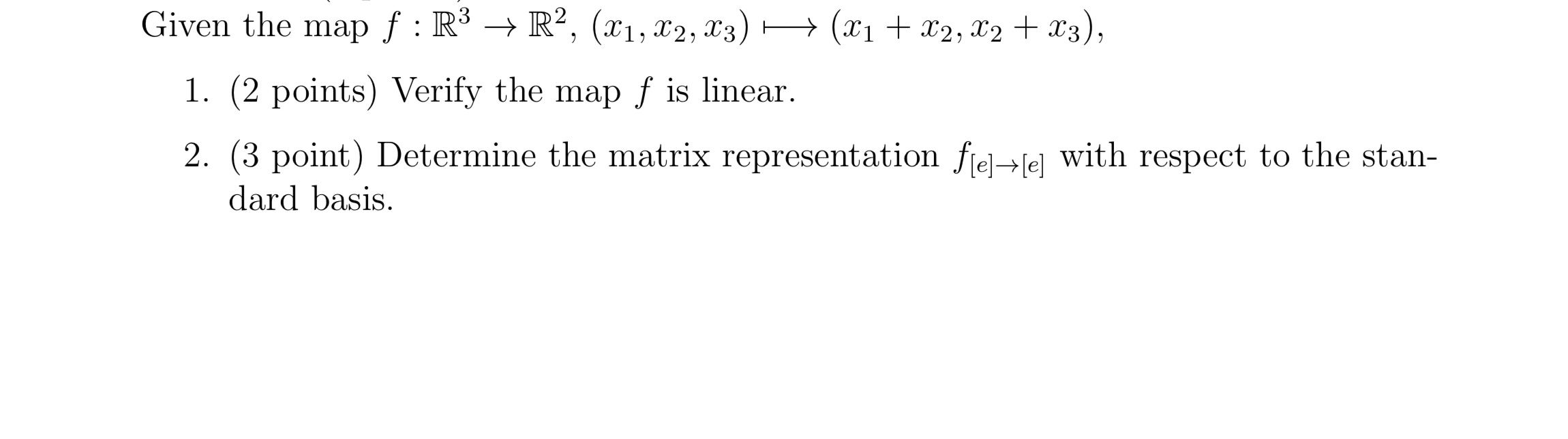 Solved Given the map | Chegg.com